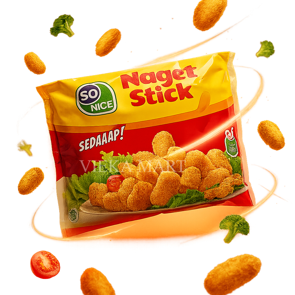 Jual SO NICE Naget Stick 500g / Naget ayam bentuk stick | Shopee Indonesia