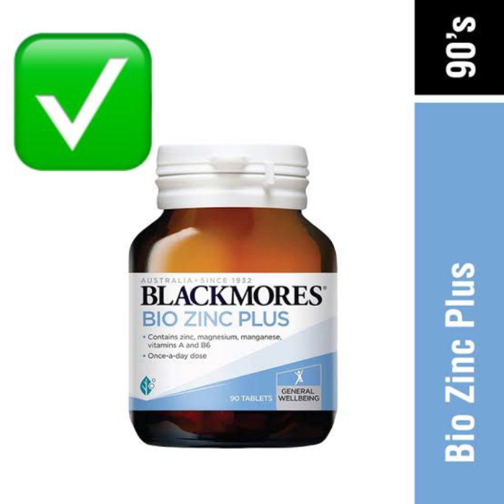 Jual BLACKMORES BIO ZINC PLUS 90 TABLETS ORIGINAL MALAYSIA VITAMIN ZAT ...