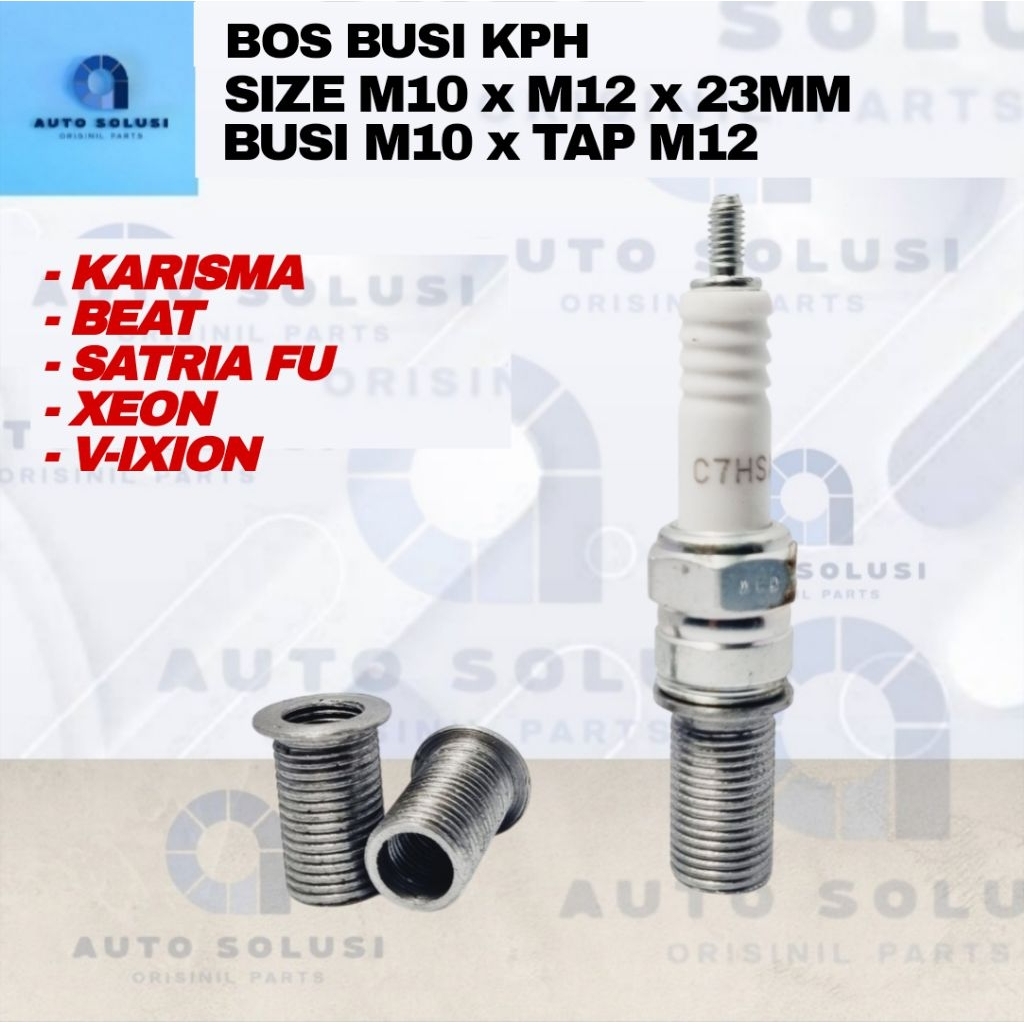 Jual BOS BUSI KPH MOTOR KARISMA BEAT SATRIA FU XEON V-IXION SIZE M10 x ...