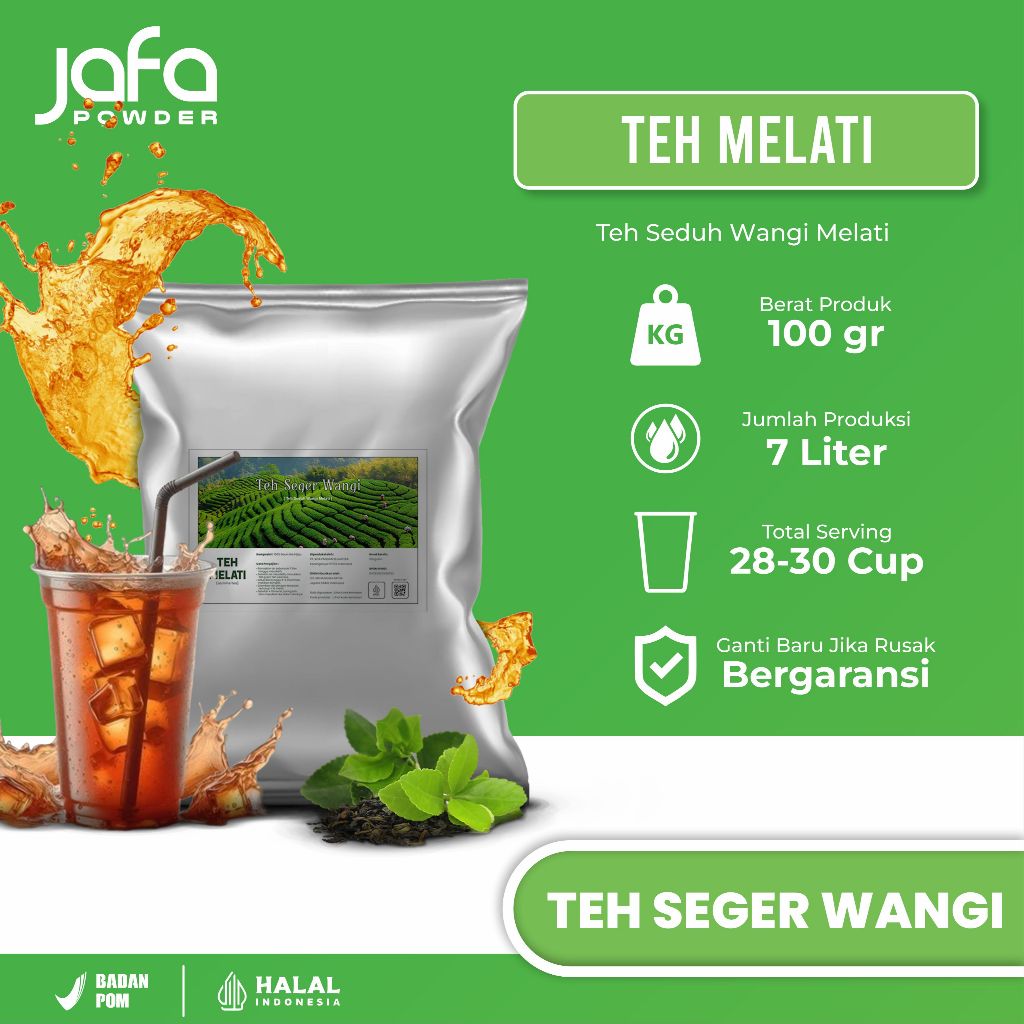 Jual Teh Melati Premium Kemasan 100 Gr - Racikan Es Teh Melati Untuk ...