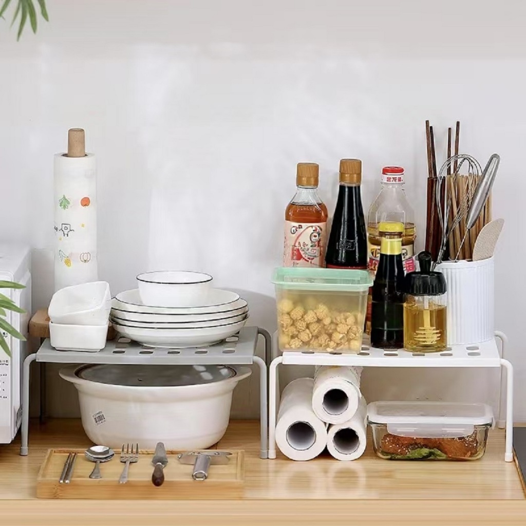 Jual 99KHOME Rak Dapur Plastik Multifungsi Tipe Ekstensi Rak Bumbu ...