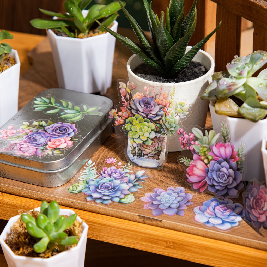 Jual Stiker Bunga Cantik Flower 20 Pcs Anti air Taman Pot Dekorasi ...