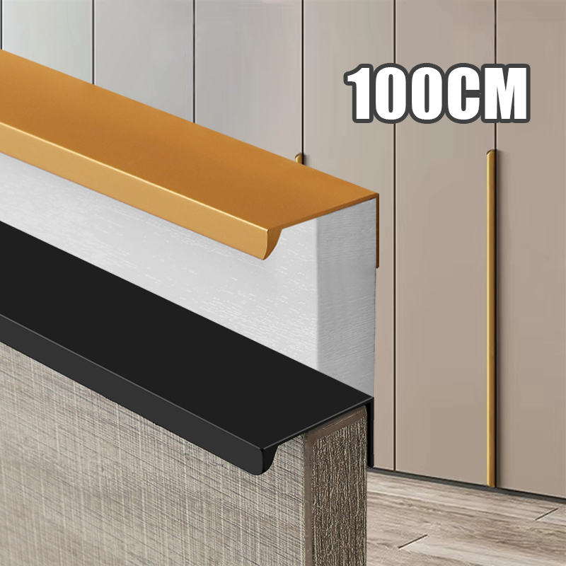 Jual 1M L Shape Handle Lemari Atau Tarikan Laci Wardrobe Invisible ...