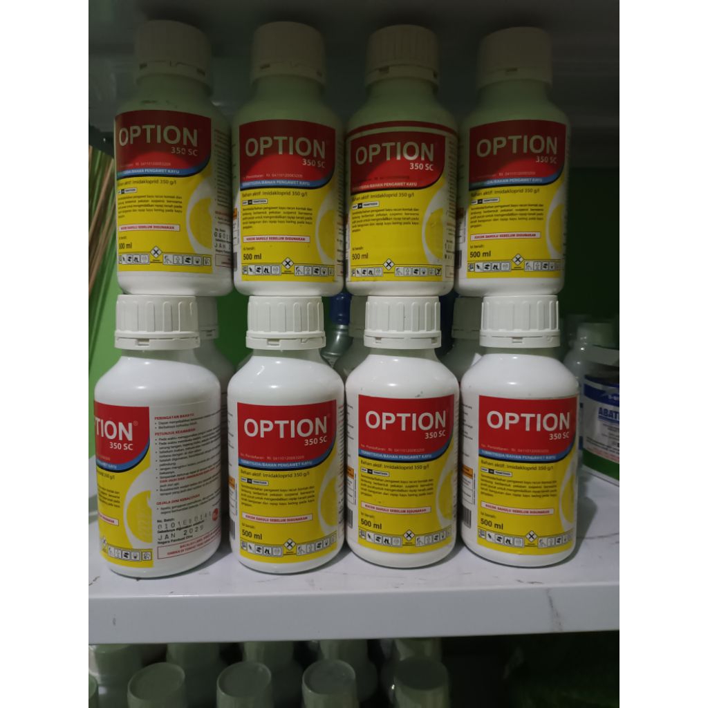 Jual AMPUHH OPTION 350 SC - OBAT ANTI RAYAP KAYU DAN TANAH BAHAN ...