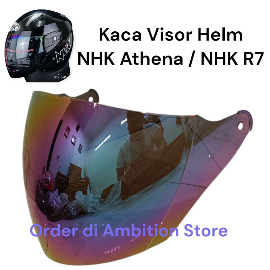 Jual Kaca Helm NHK Athena Kaca Visor NHK Athena NHK R7 | Shopee Indonesia