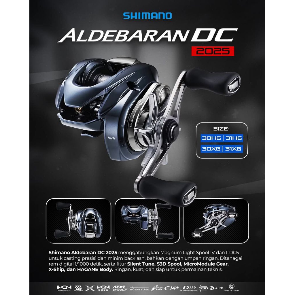 Jual Shimano Aldebaran Dc 31 Hg/Xg 2025 | Shopee Indonesia
