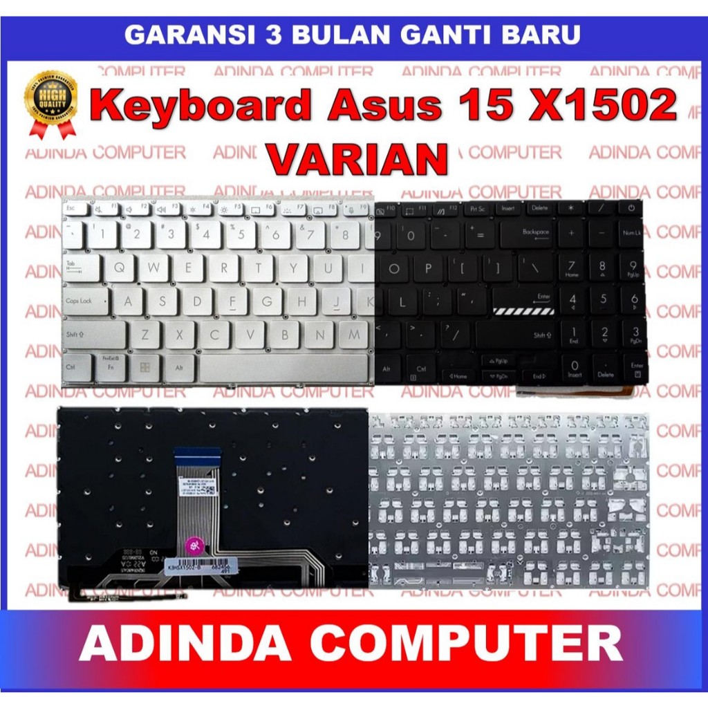 Jual Keyboard Asus Vivobook 15 X1502 F1504 F1504X F1603 K6602Z M1502 ...