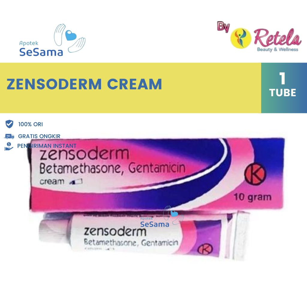 Jual ZENSODERM KRIM 10 GRAM | Shopee Indonesia