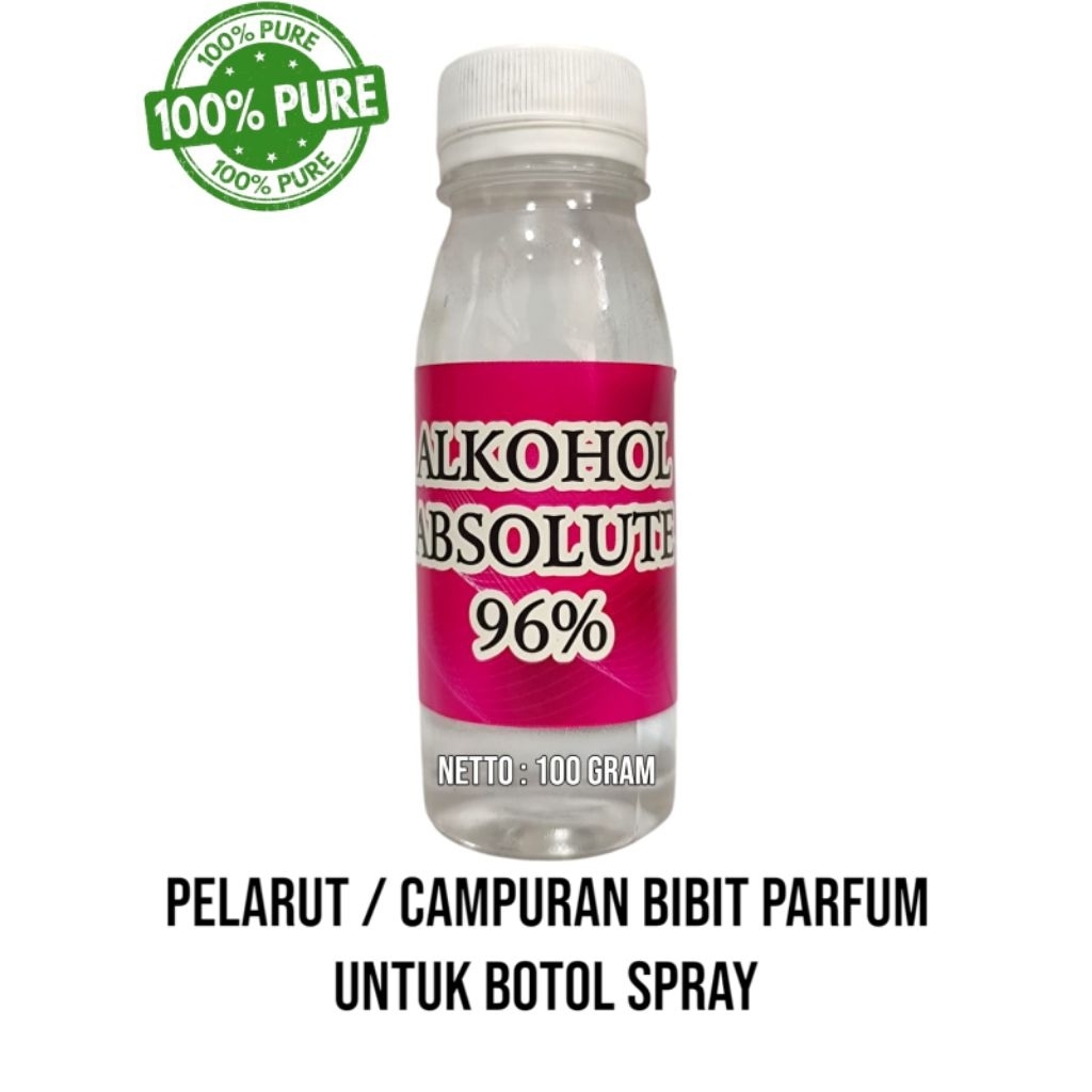 Jual CAMPURAN PARFUM SPRAY ALKOHOL ABSOLUT 96% UKURAN 100 ML | Shopee ...
