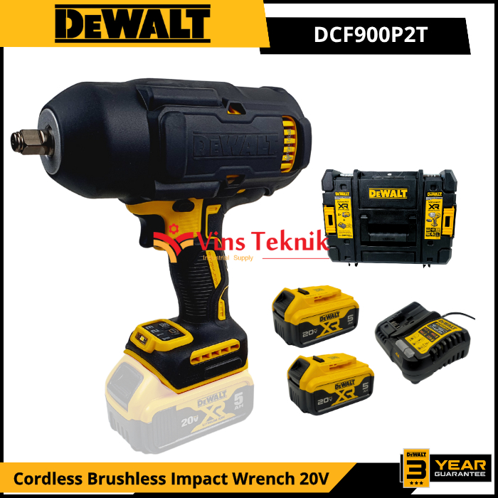 Jual DEWALT DCF900P2T Mesin Pembuka Baut Cordless Brushless Impact ...