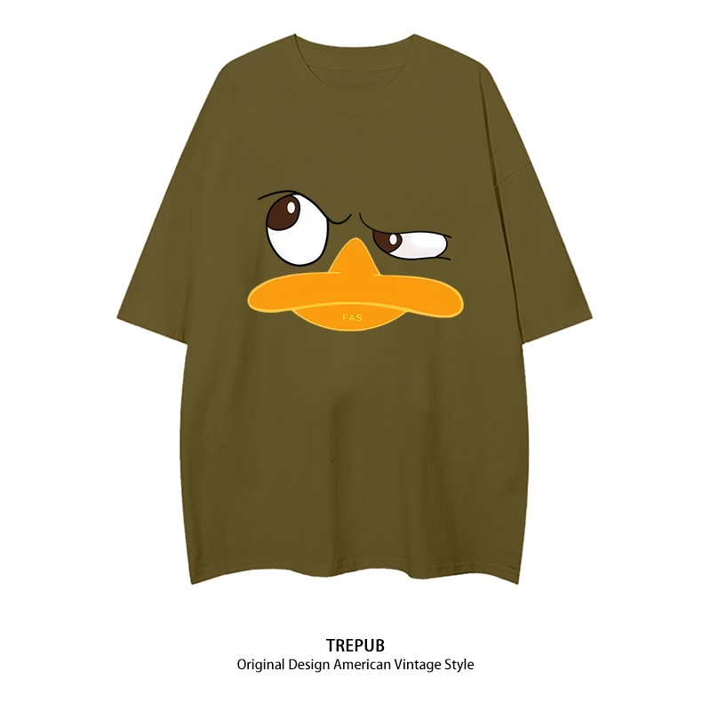 Jual TREPUB.T-shirt Oversize Duck emoji Baju Kaos Korean Style | Pria ...