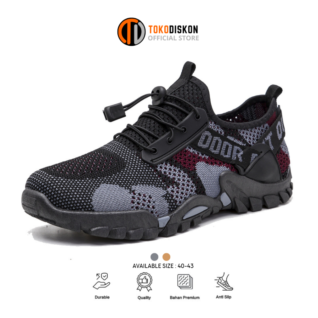 Jual 𝗧𝗢𝗞𝗢𝗗𝗜𝗦𝗞𝗢𝗡 Sepatu Hiking Pria Outdoor Adventure Terbaru sepatu ...