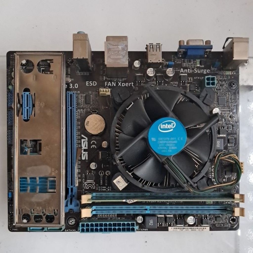 Jual Motherboard Asus H61M-E prosesor core i3-3240+ram 4gb ddr3 ...