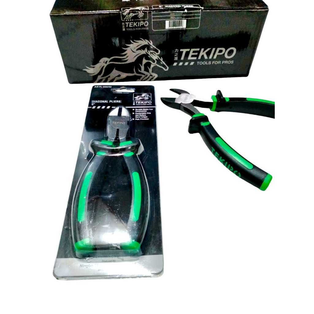 Jual TEKIPO TANG POTONG KUPAS KABEL 4,5" 6 8IN INCI /DIAGONAL PLIERS ...