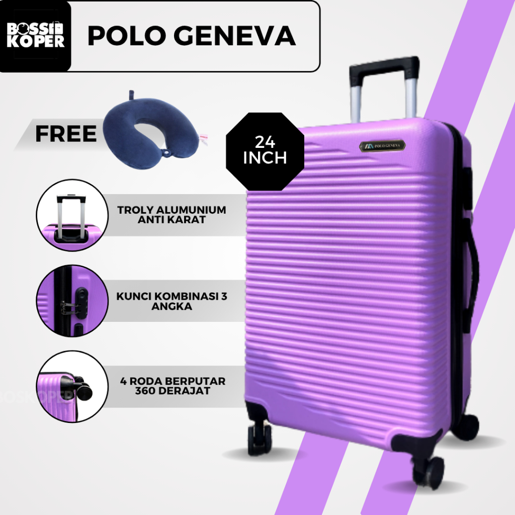 Jual Koper 24 inch Polo ukuran bagasi-koper polo-koper travel-tas koper ...
