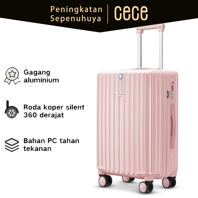 Jual CECE koper murah 2025 aesthetic hardcase koper 20 inch kabin ...