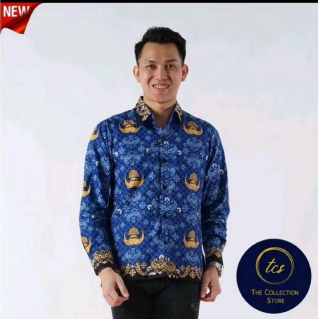 Jual BATIK KORPRI PRIA LAPIS FURING KERAH HITAM TERBARU 2025 | Shopee Indonesia