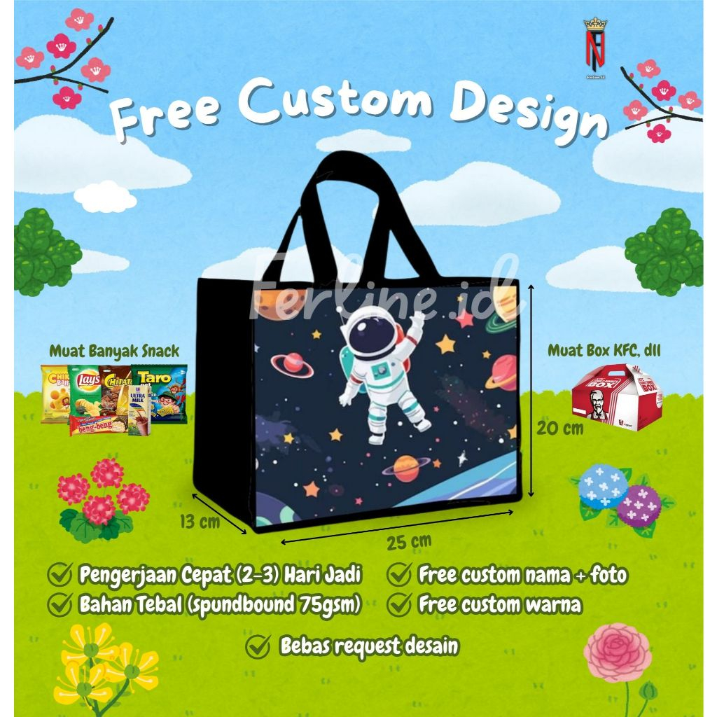 Jual Tas Ulang Tahun/Tas Ultah Custom/Tas Ultah/Tas Ultah Murah ...