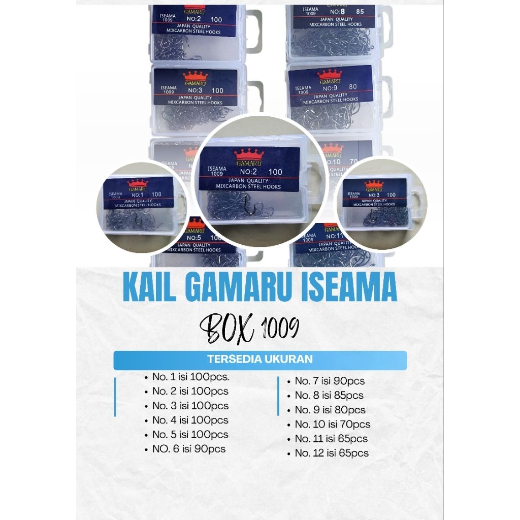 Jual KAIL GAMARU ISEAMA 1009 JAPAN QUALITY | Shopee Indonesia