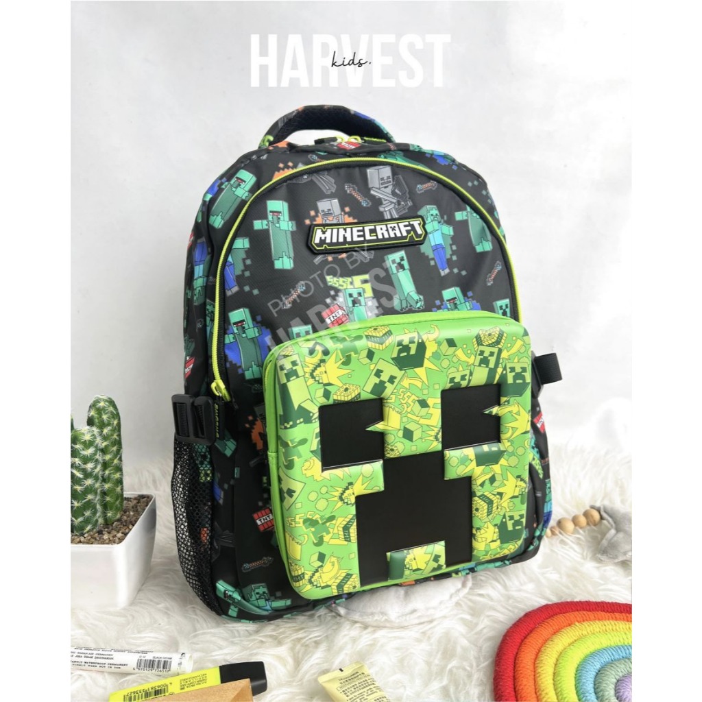 Jual Tas SD 16 inch / Ransel Minecraft Emboss 6 Dimensi / TAS A123 ...