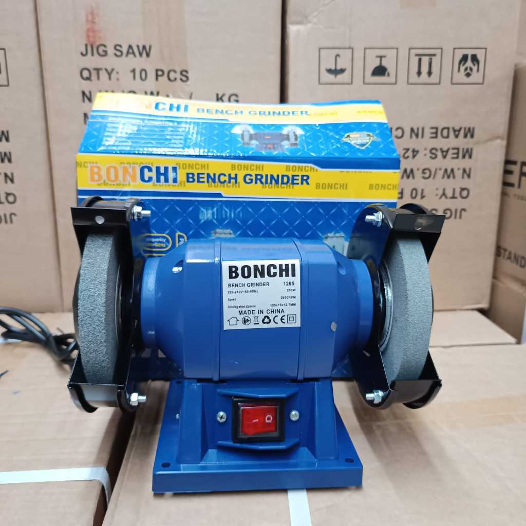 Jual Gerinda Duduk 5 inch Bonchi Mesin Gerinda Duduk Inch Bench Grinder ...