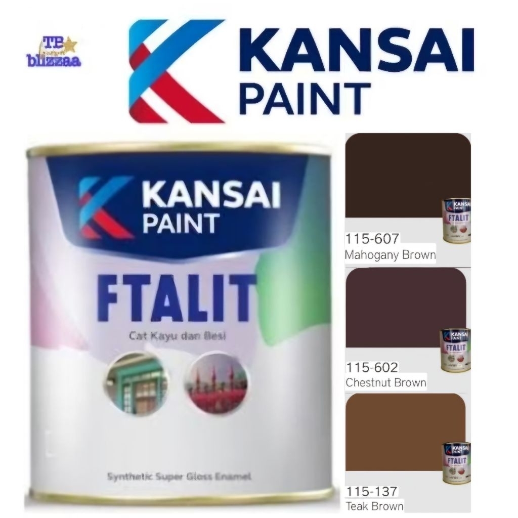 Jual Ftalit 607 Mahogany Brown 602 Chestnut Brown 137 Teak Brown Ftalit ...