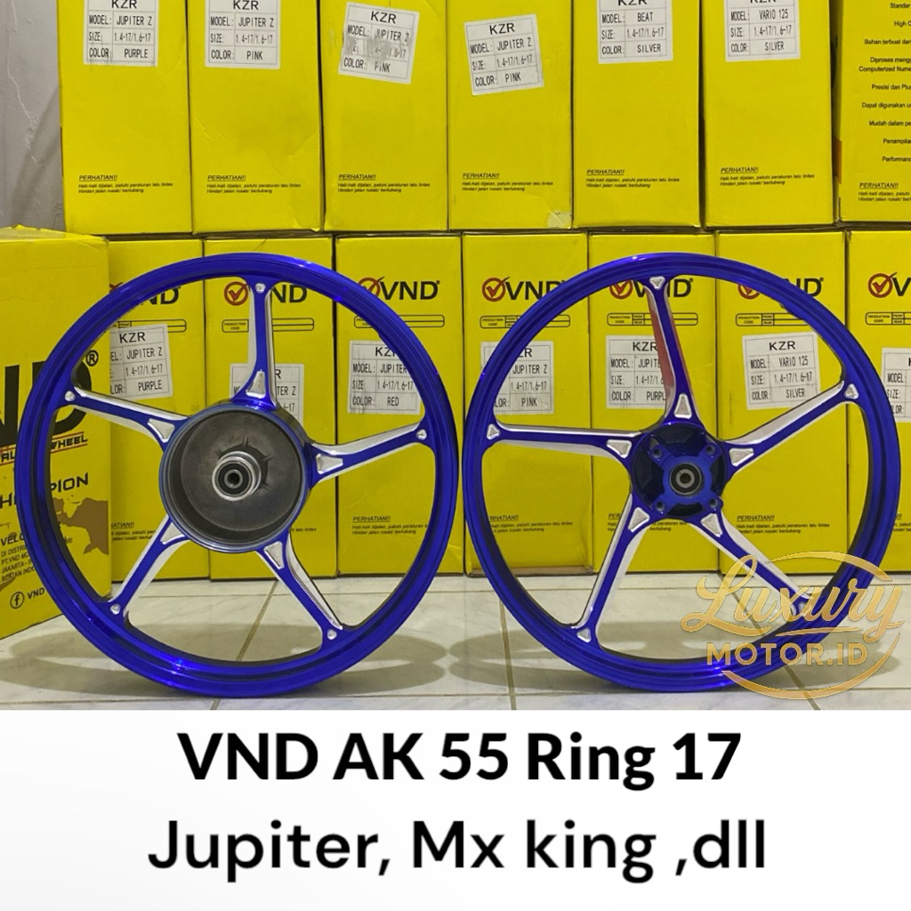 Jual Vleg VND AK 55 Ring 17 Jupiter z Mx King pnp velg racing Jupiter z ...