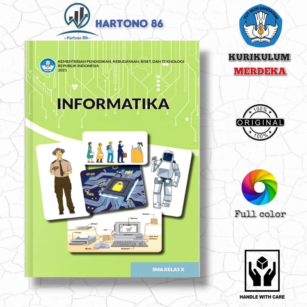 Jual Buku paket Informatika Kelas 10 SMA/MA kurikulum merdeka ...