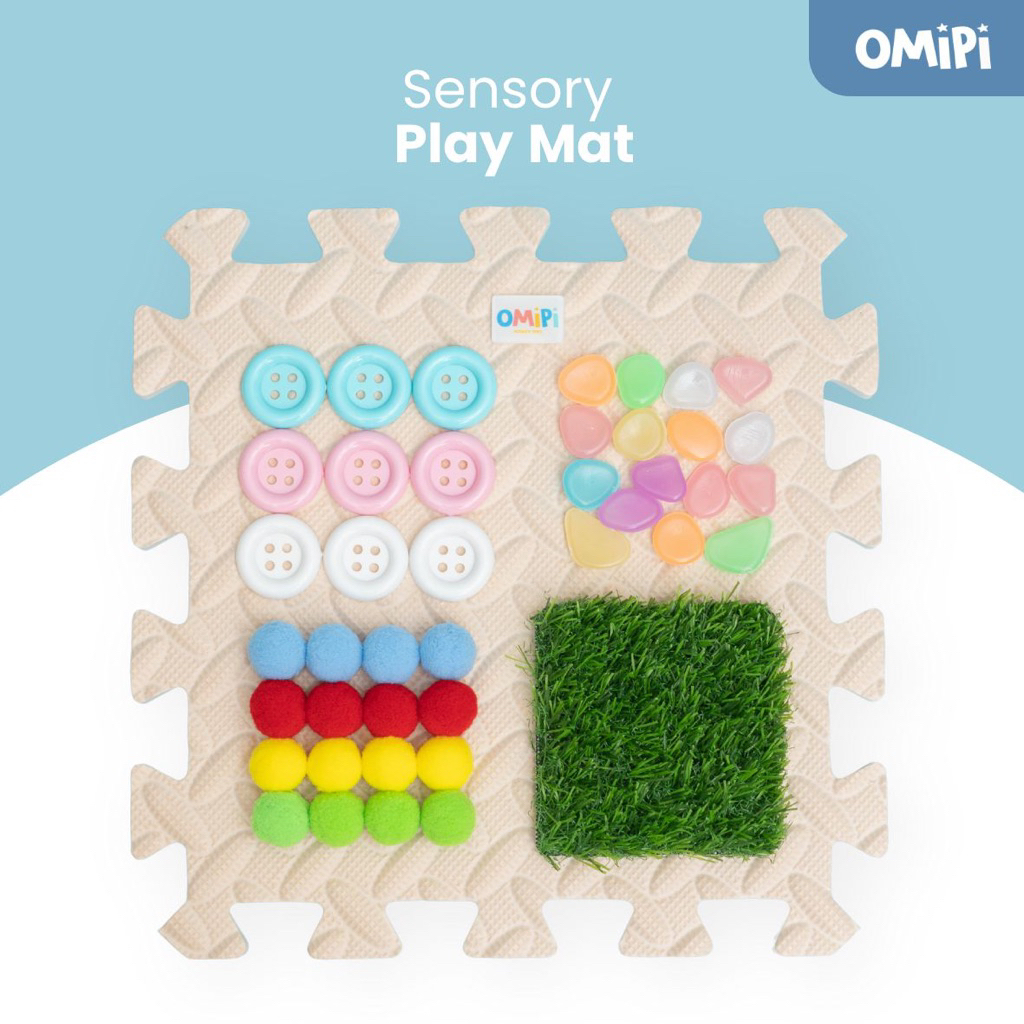 Jual OMIPI - Mainan Edukasi Anak Sensory Play Mat / EVAMat Montessori ...