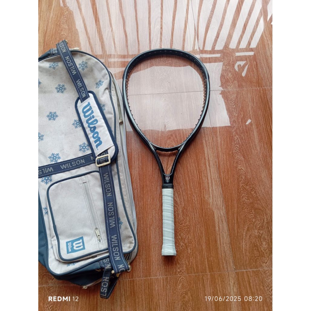 Jual Raket tenis Wilson hammer 135 sq in bekas original 4 1/8 | Shopee ...