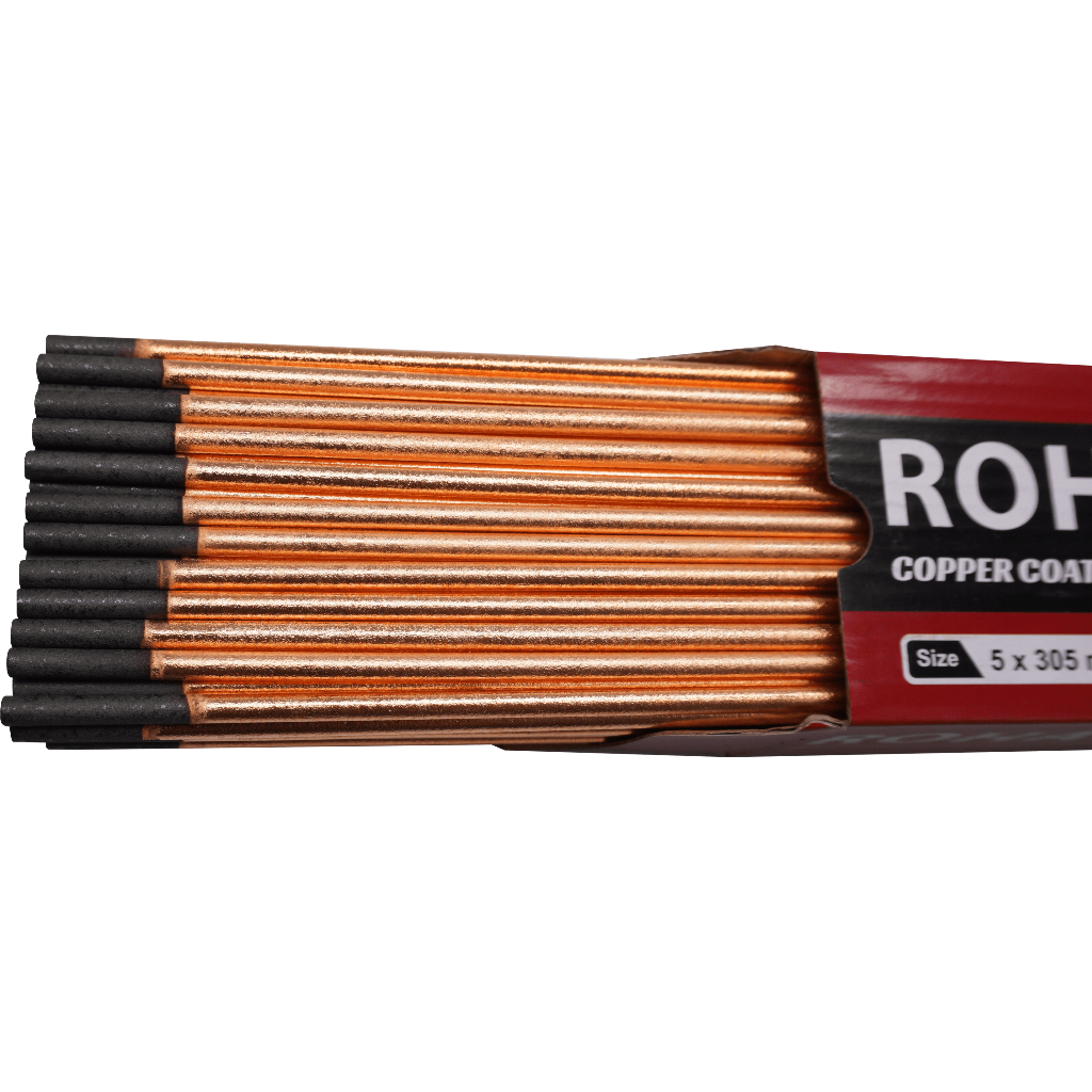 Jual ROHA CARBON GOUGING ROD || Copper Coated Gouging Carbon Electrodes ...