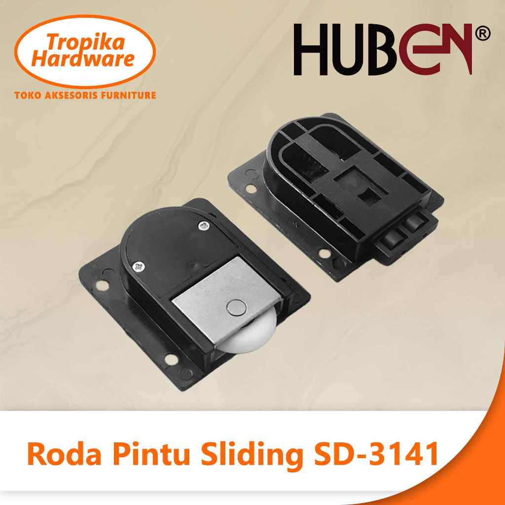 Jual HUBEN - Roda Pintu Sliding SD-3141 | Roller Rel Sliding Lemari ...