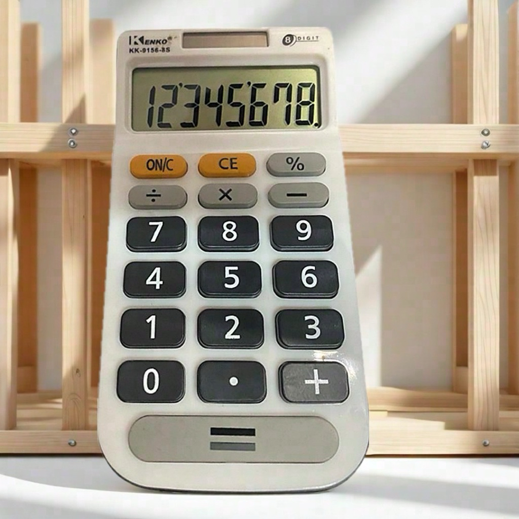Jual KENKO Calculator KK-9156 ( 8 digit ) | Shopee Indonesia