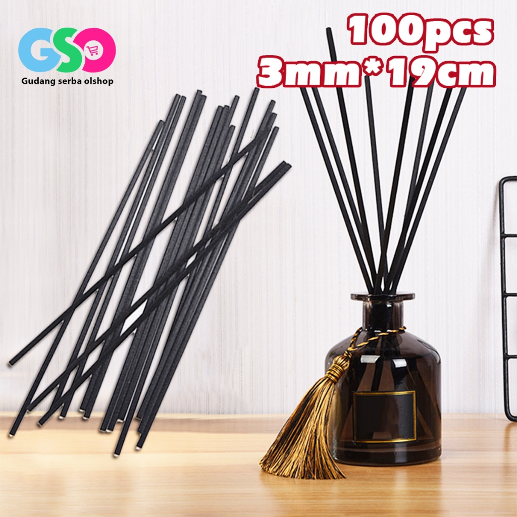 Jual 100pcs Stick Diffuser 19cm Stik Fiber Aromatherapy Stick Diffuser ...
