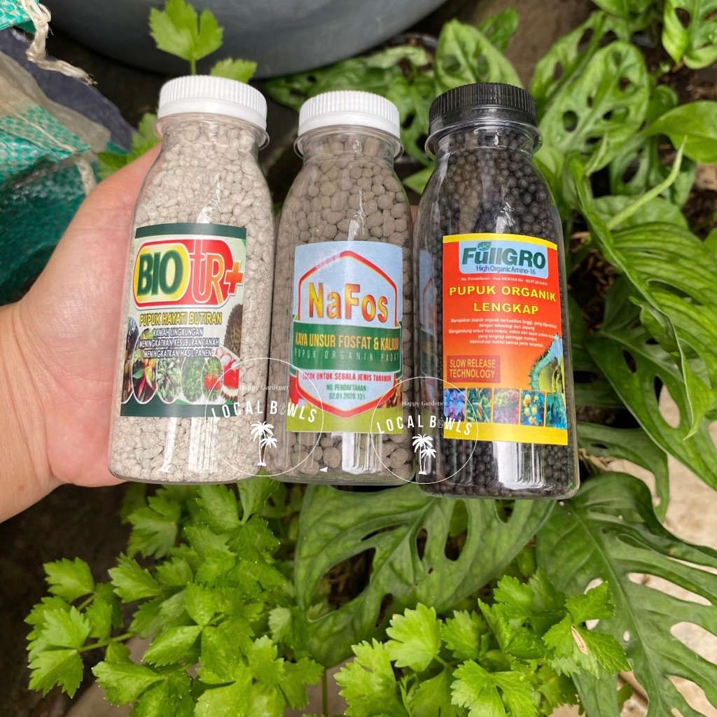Jual pupuk organik hayati (Fullgro + Bio-TR + Nafos) repack botol 100ml ...