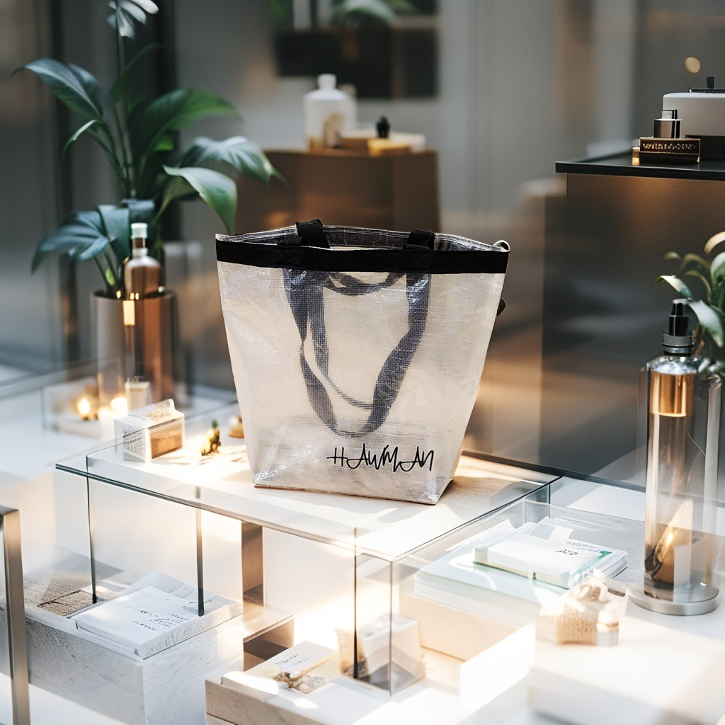 Jual Tas Wanita / Totebag / Shopping bag Mini Hawman Transparan ...