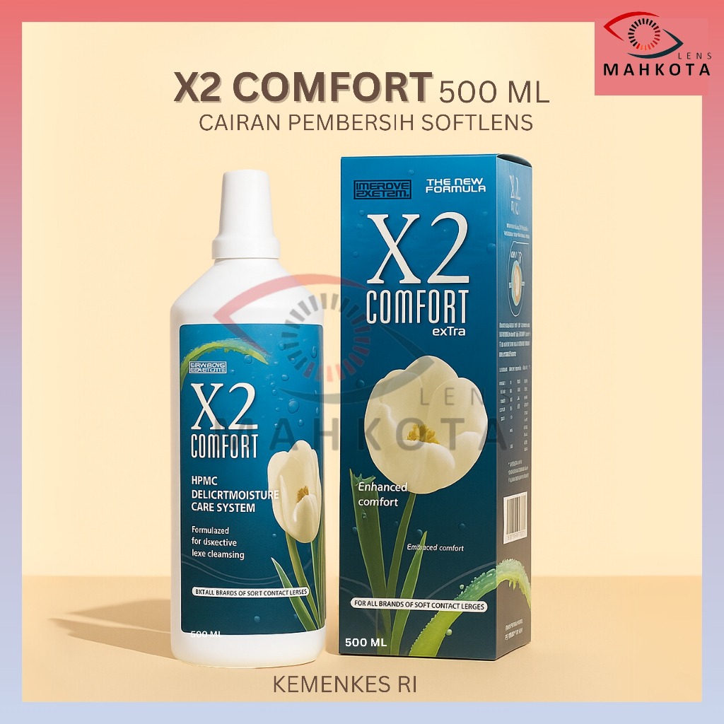 Jual CAIRAN SOFTLENS X2 COMFORT 500ML / CAIRAN PEMBERSIH SOFTLEN X2 500 ...