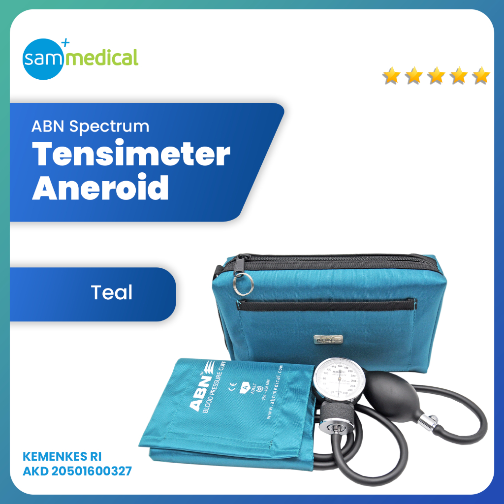 Jual Alat Tensimeter Aneroid Tensi Jarum ABN SPECTRUM TEAL | Shopee ...