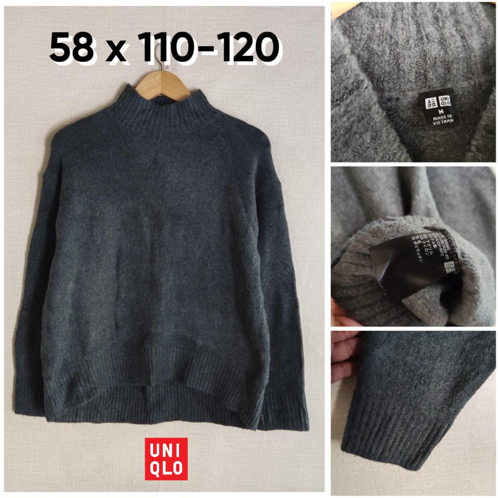 Jual Sweater Tebal UNI Hijau Tua Size M Wanita Souffle Yarn Knit Empuk ...