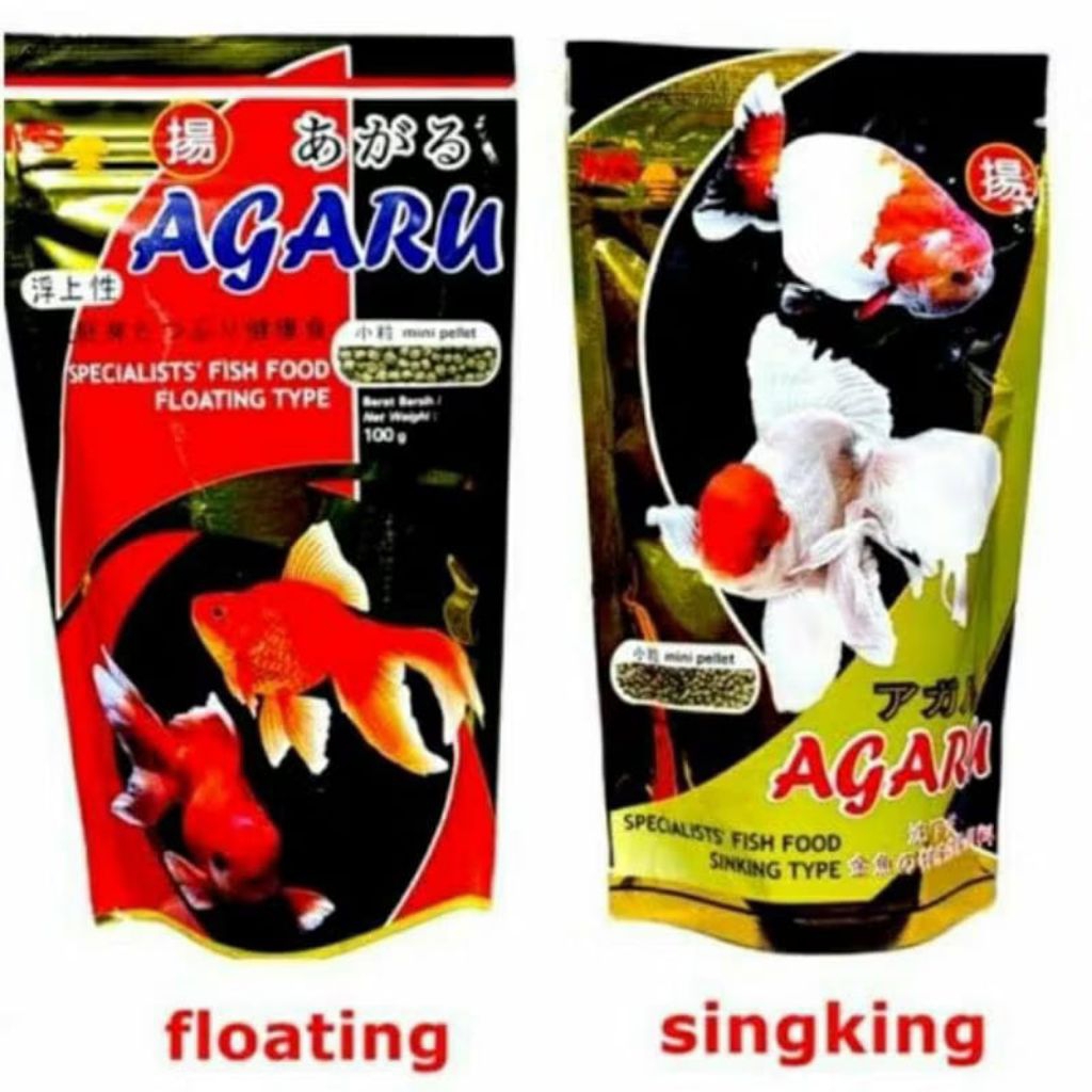 Jual pakan ikan agaru floating/agaru floating 100gr/pakan ikan agaru ...