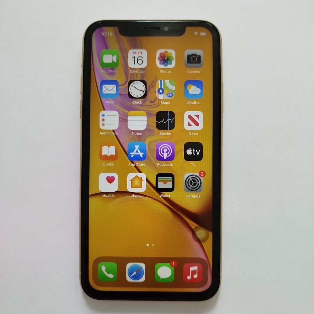 Jual iPhone XR Yellow 64GB iOS 14 | Shopee Indonesia