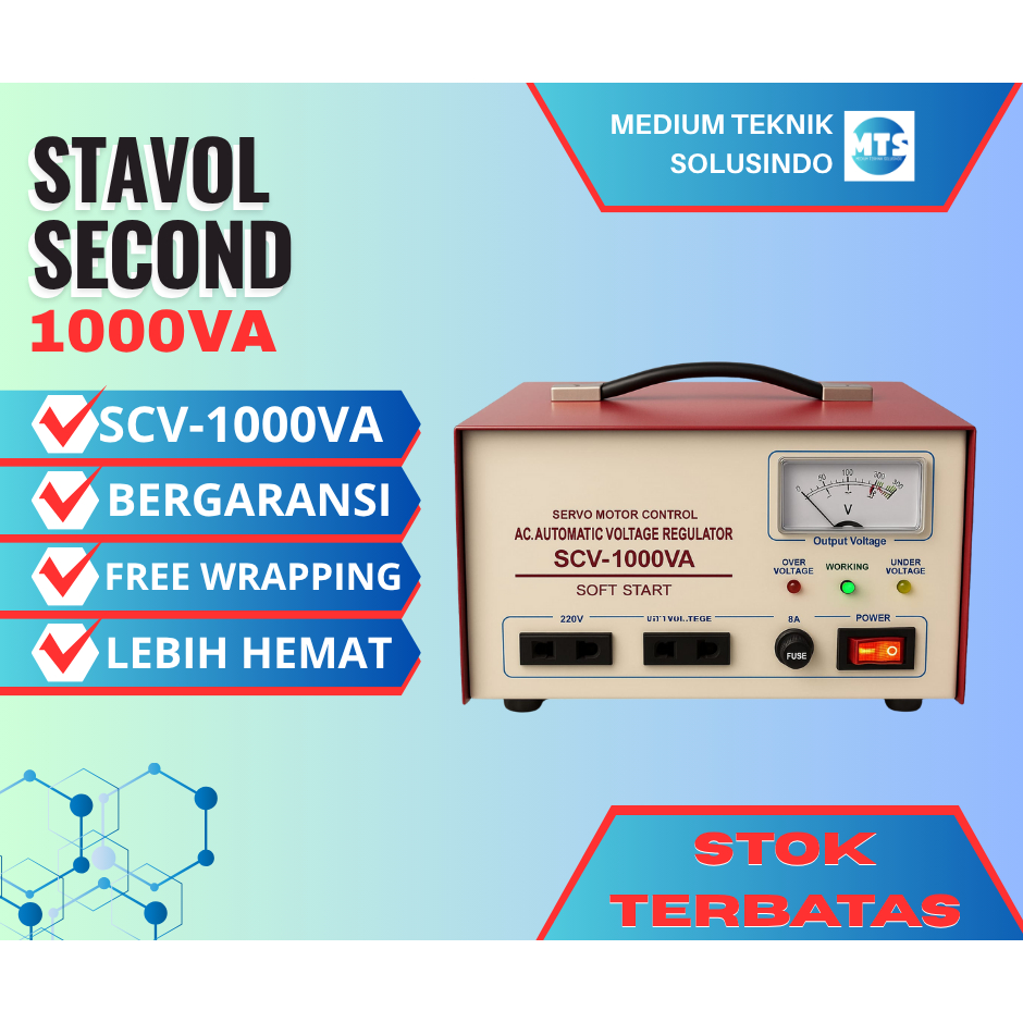 Jual STAVOL STABILIZER EKS MATSUNAGA 1000WATT STAVOL SECOND PENSTABIL ...