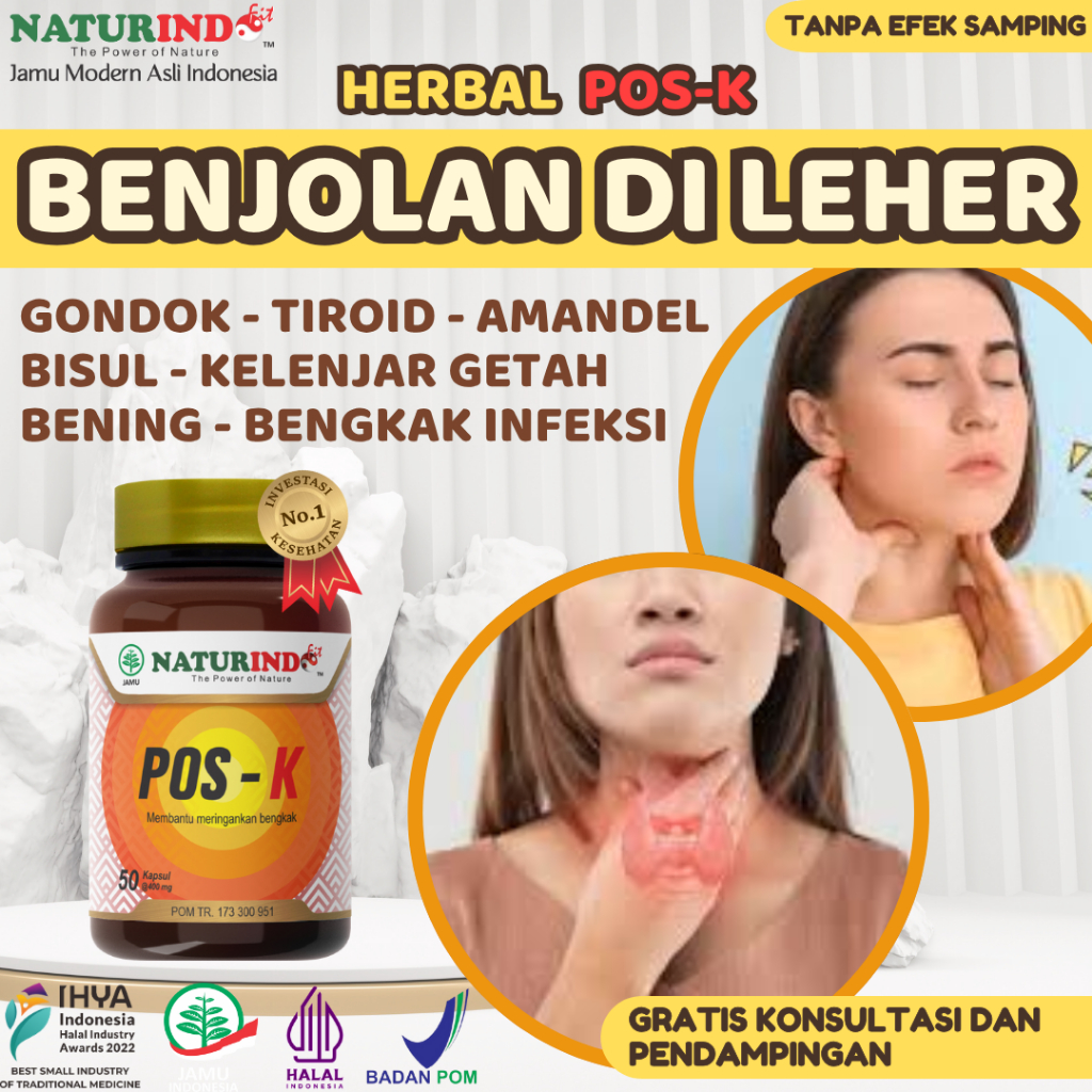 Jual Obat Benjolan Di Leher Kelenjar Getah Bening Herbal Benjolan ...