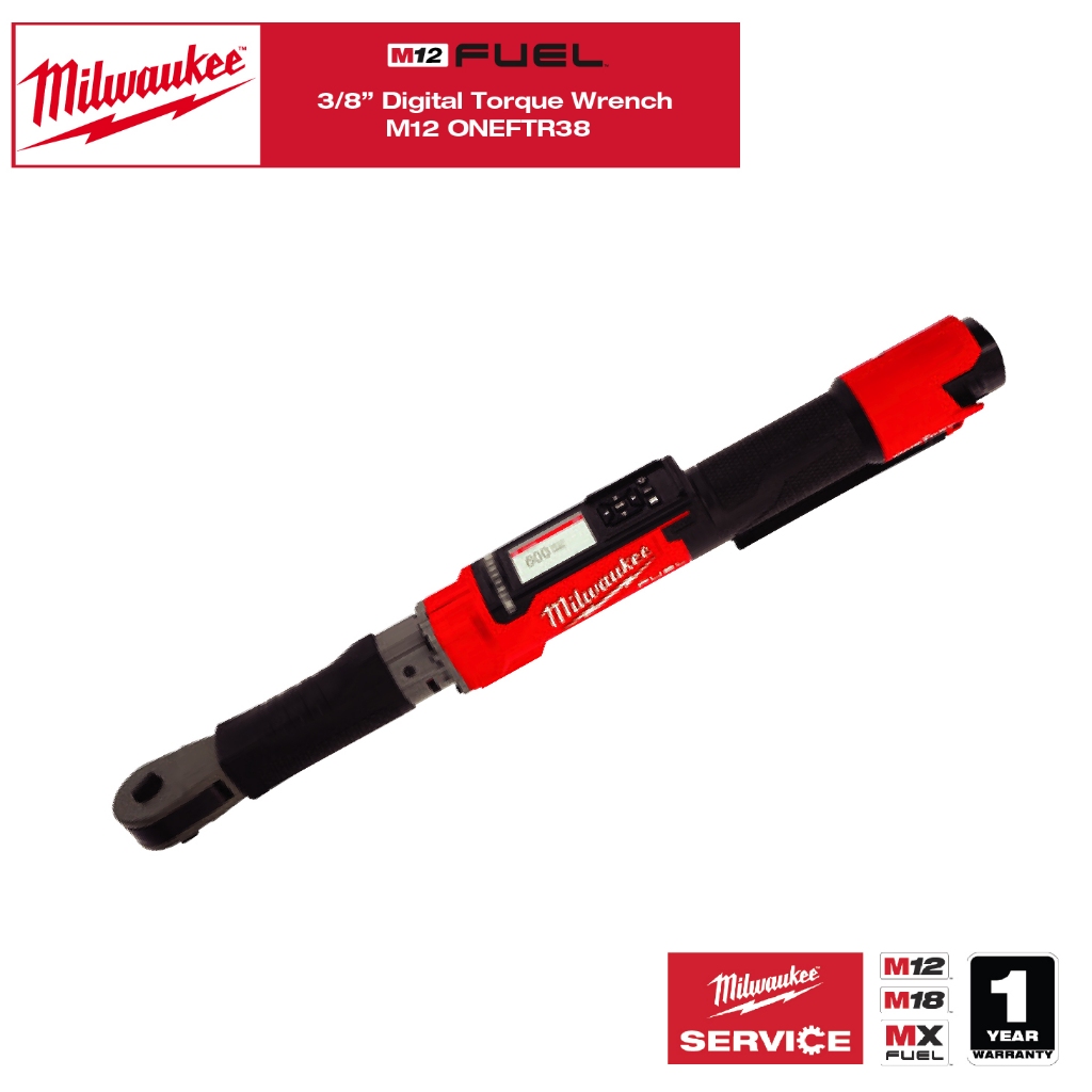 Jual Milwaukee M12 ONEFTR12 Torque Wrench 1/2" - Kunci Ratchet Torsi 1/ ...