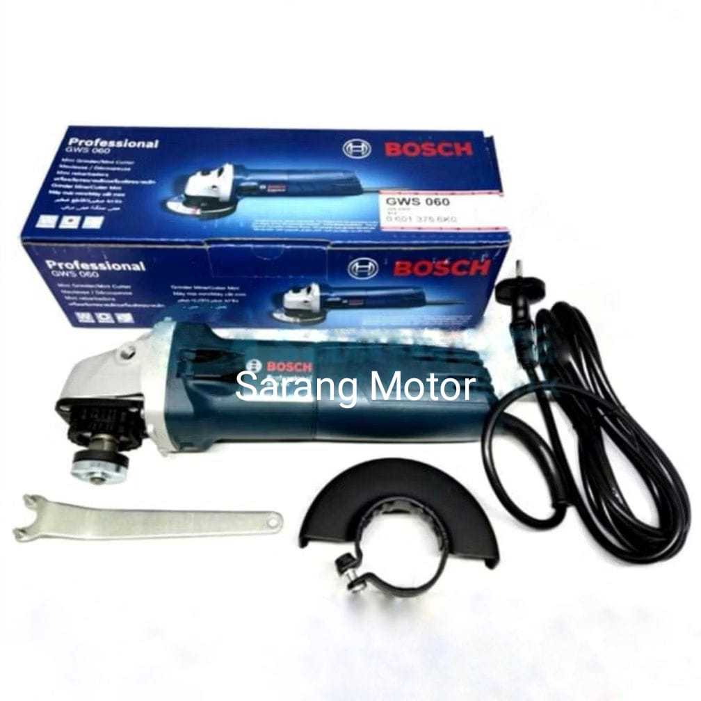 Jual Mesin Gerinda BOSCH GWS 060 Angle Grinder / Mini Grinder | Shopee ...