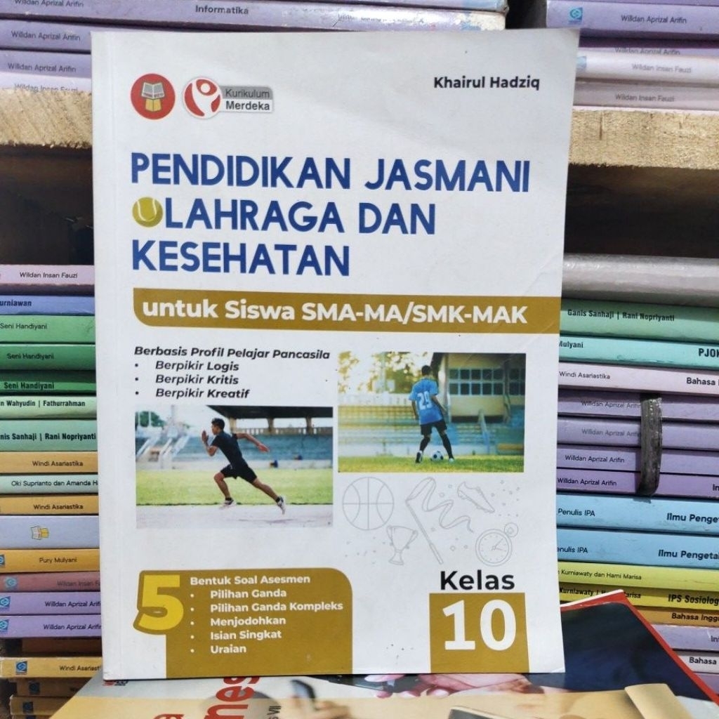 Jual Pendidikan jasmani olahraga dan kesehatan kelas 10 SMA Kurikulum ...