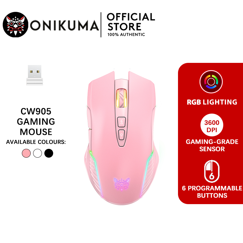 Jual 100% Asli Onikuma CW905 Wireless RGB Gaming Mouse / Mouse RGB ...