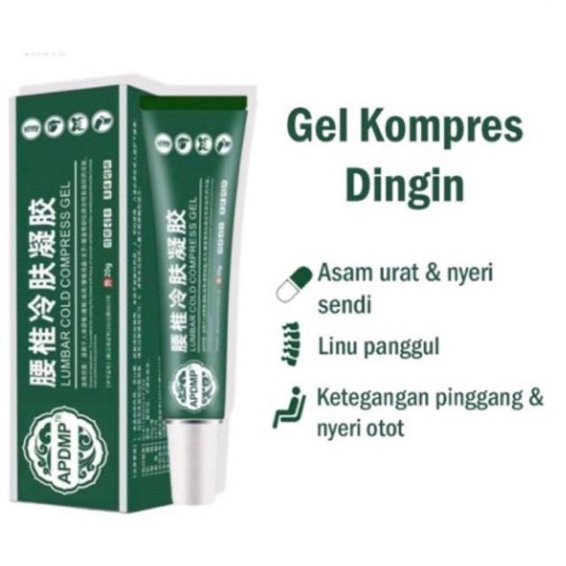 Jual Cream Salep Lumbar Spine Cooling Gel Pereda Nyeri otot dan Sakit ...