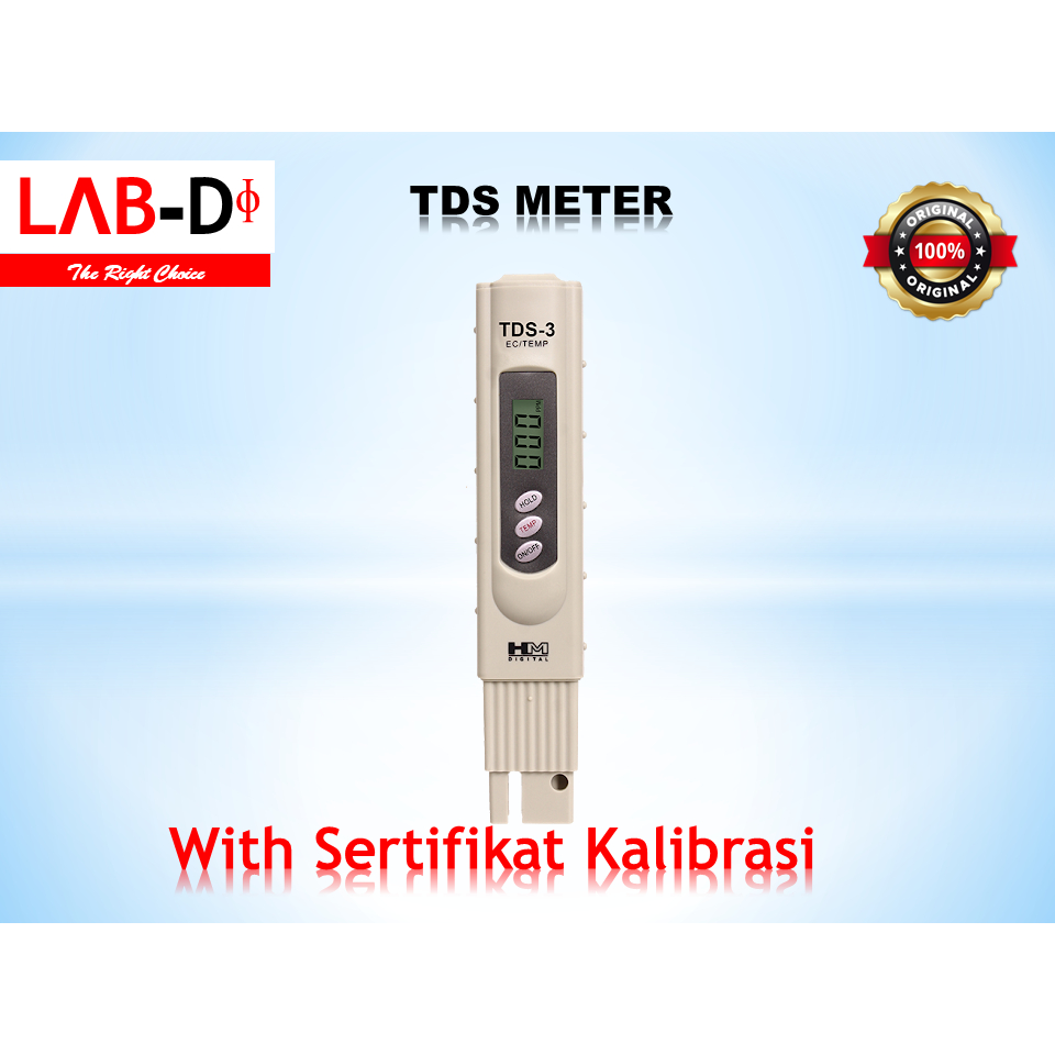 Jual TDS Meter HM DIGITAL Total Dissolved Solid / TDS Meter Tipe TDS-3 ...
