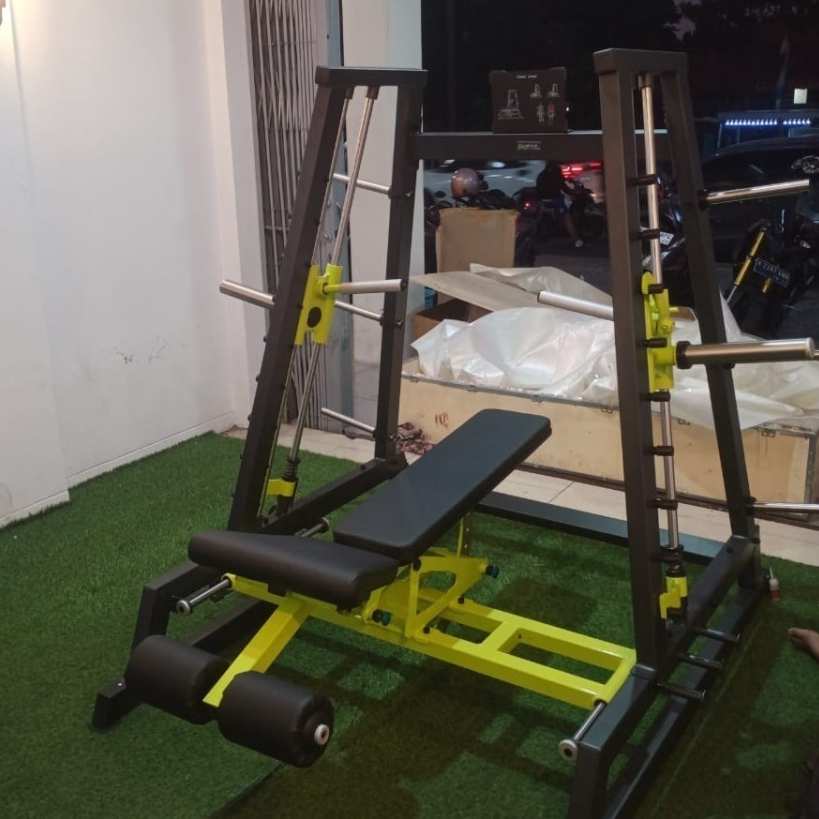 Jual power smith machine gym dual system dhz fitness original | Shopee ...